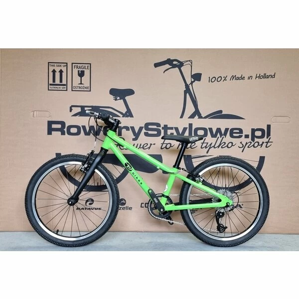 Lekki rower dla dziecka KUbikes 20S MTB Green OUTLET • RoweryStylowe.pl