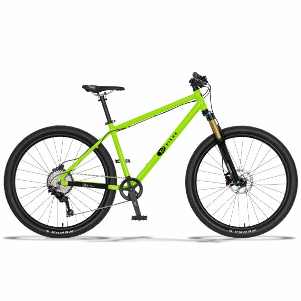 Lekki rowerek amortyzowany KUbikes 27,5 MTB DISC M GREEN OUTLET • RoweryStylowe.pl