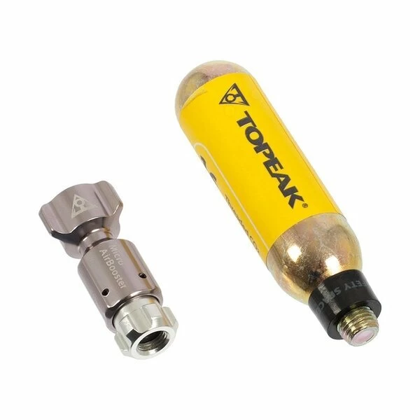 Pompka rowerowa Topeak Micro AirBooster na naboje CO2 • RoweryStylowe.pl
