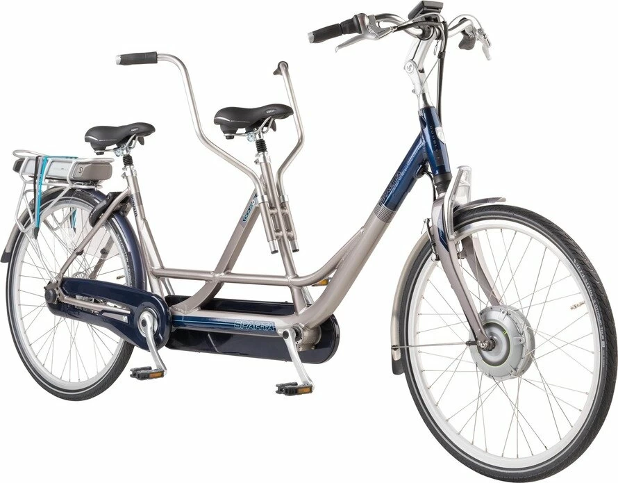 Rower elektryczny tandem Sparta E-Double • RoweryStylowe.pl