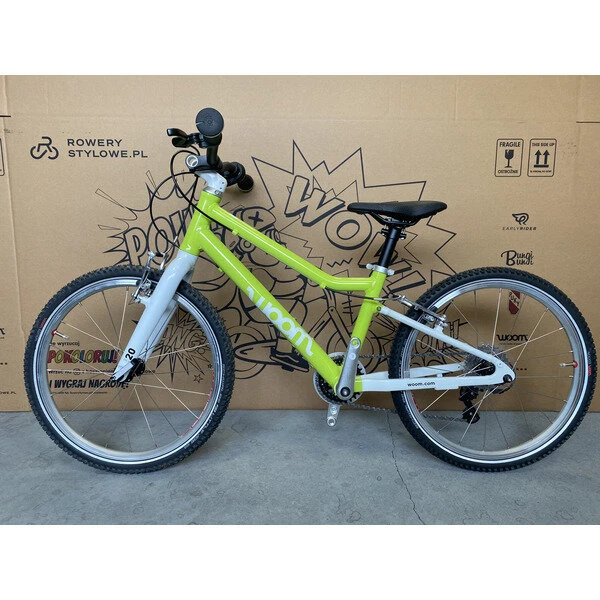 Rower Woom 4 Lime OUTLET • RoweryStylowe.pl