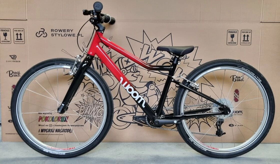 Rower Woom 5 Red Eclipse OUTLET • RoweryStylowe.pl