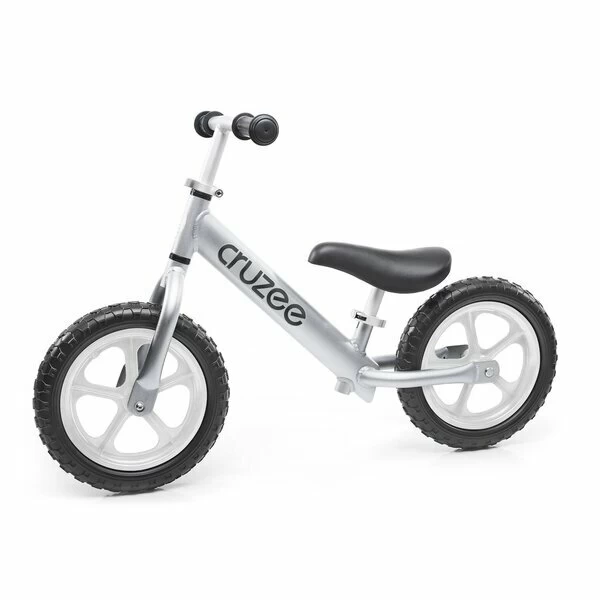Rowerek biegowy CRUZEE 12" Srebrny • RoweryStylowe.pl